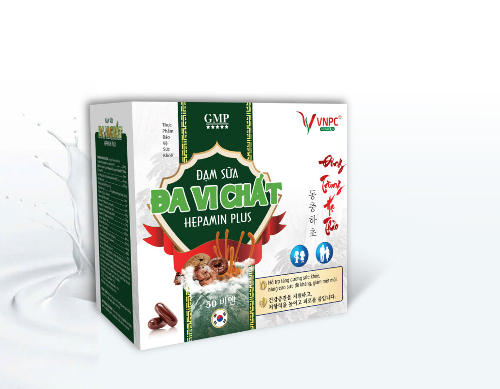 Đạm Sữa Hepamin Plus VNPC - 50 Viên